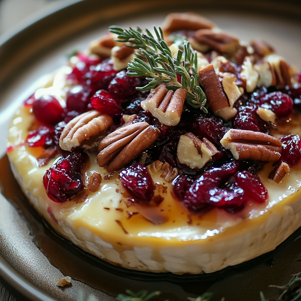 Baked Brie with Cranberries and Pecans – thenorthbites